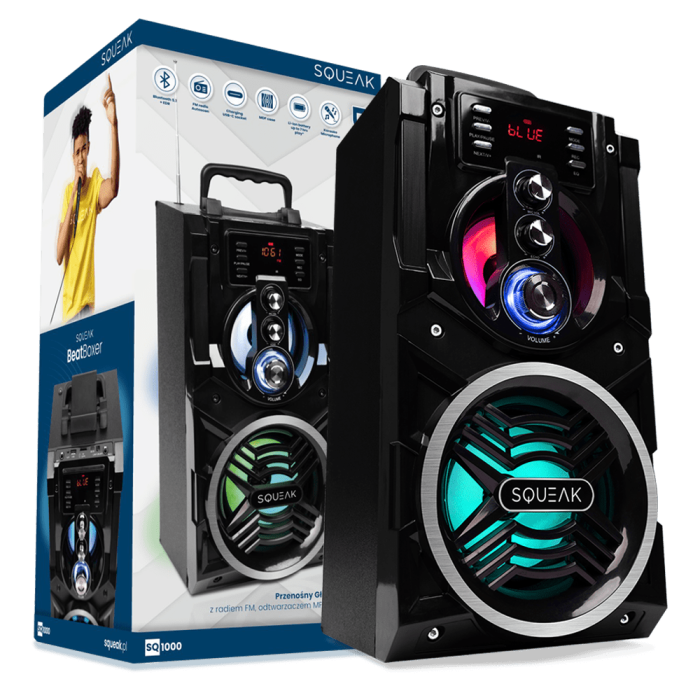 Przenośny głośnik BeatBoxer SQ1000 • SQUEAK